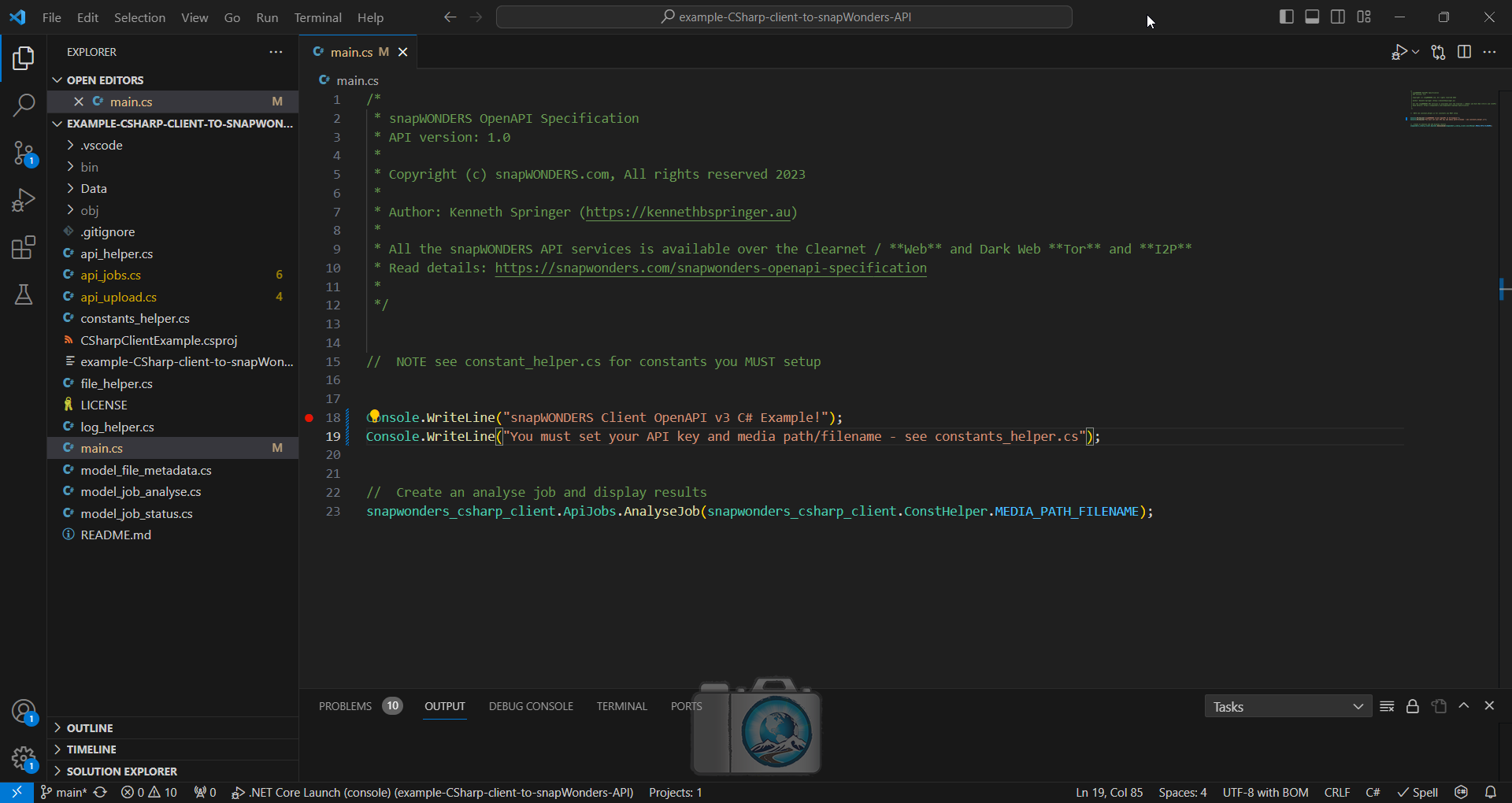 How To Create A C Csharp Client To Integrate With The Snapwonders Api