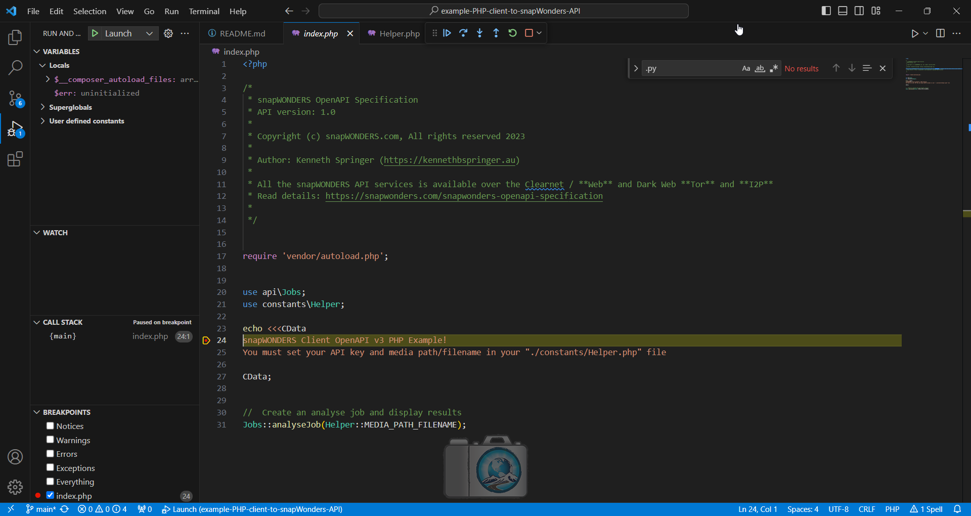 How To Create A Php Client To Integrate With The Snapwonders Api